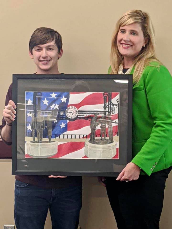 Student art on display at Dearborn County Courthouse – WRBI Radio