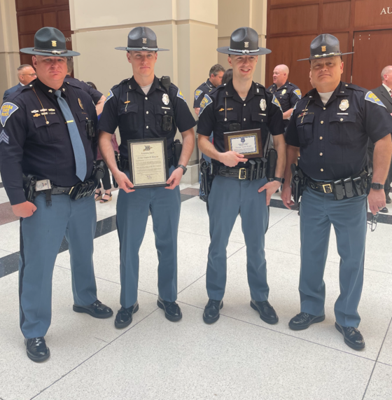 Two ISP-Versailles troopers honored at awards ceremony – WRBI Radio